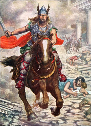 Žedan krvi, gladan mesa: Atila bič Božji, strah i trepet jednog vremena ...